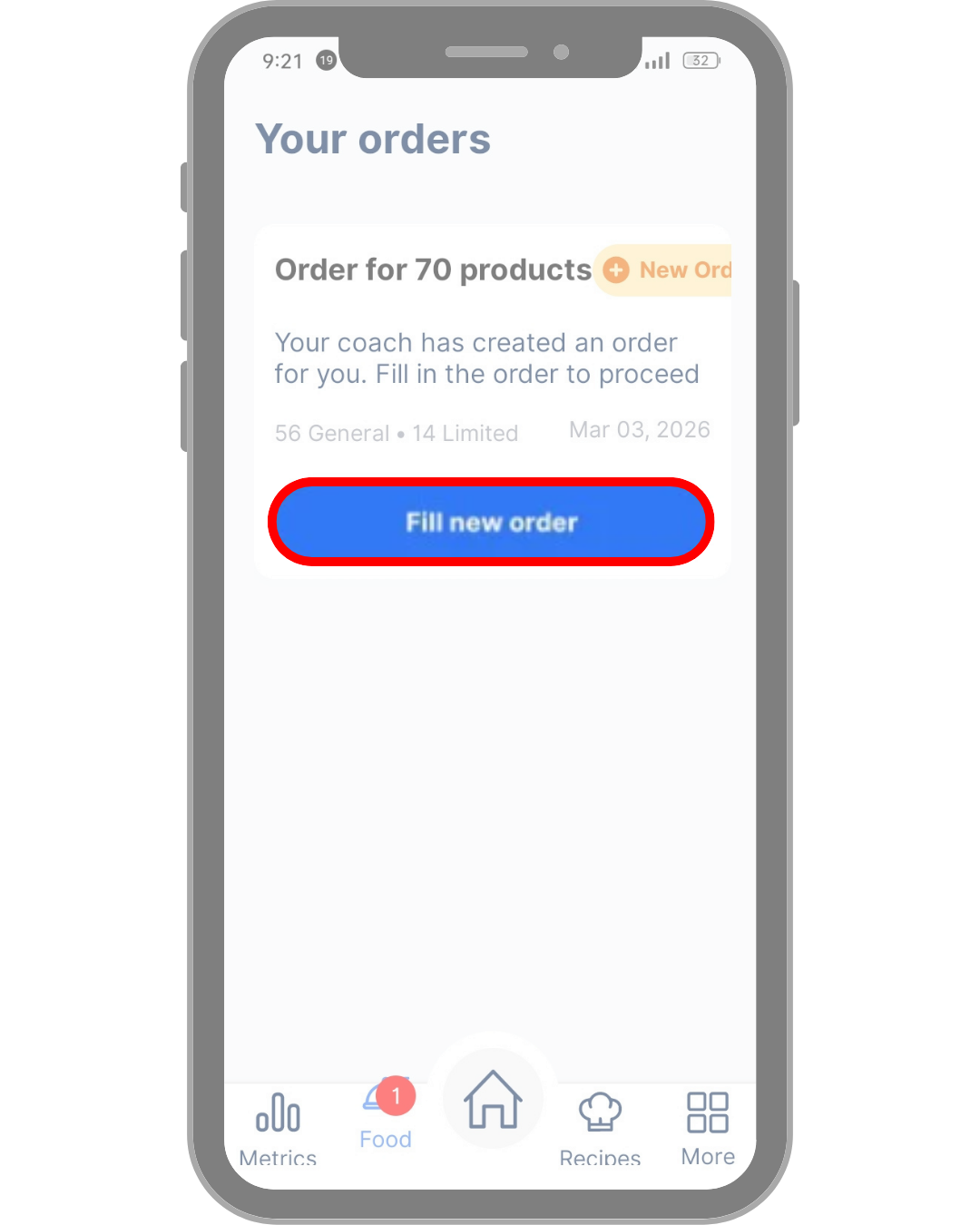 How to Submit a Food Order Using the Awaken180° App? – Awaken180 Weightloss